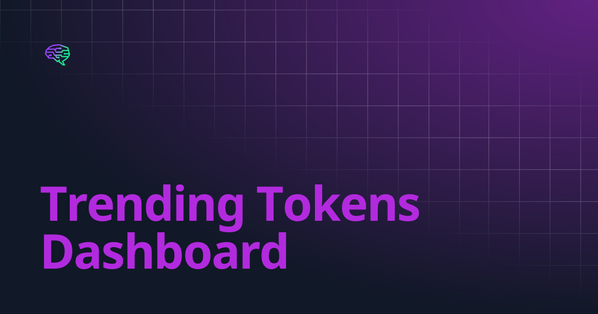 Trending Tokens Dashboard | Trade Mind